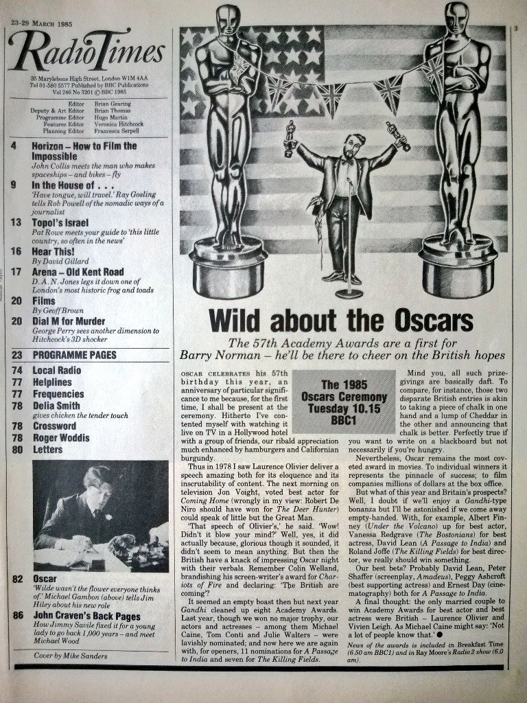 26 March 1985 | A Pop Culture Scrapbook | Fandom