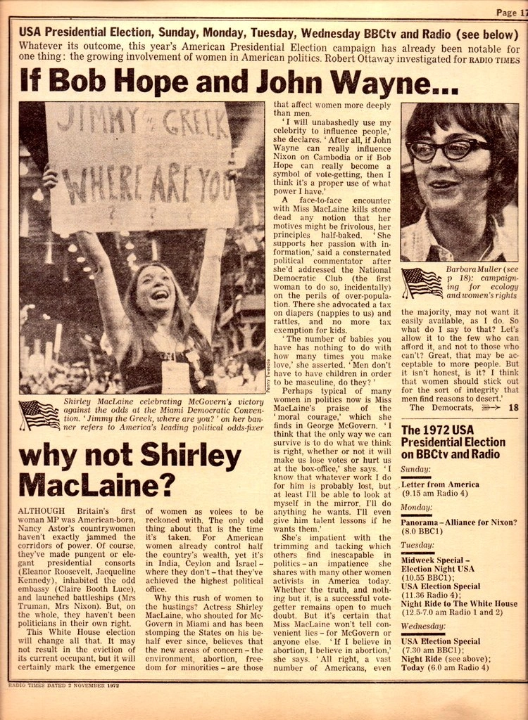 07 November 1972 | A Pop Culture Scrapbook | Fandom
