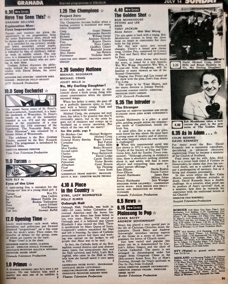 14 July 1974 | A Pop Culture Scrapbook | Fandom