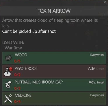 Toxin Arrow - Official This Land Is My Land Wiki