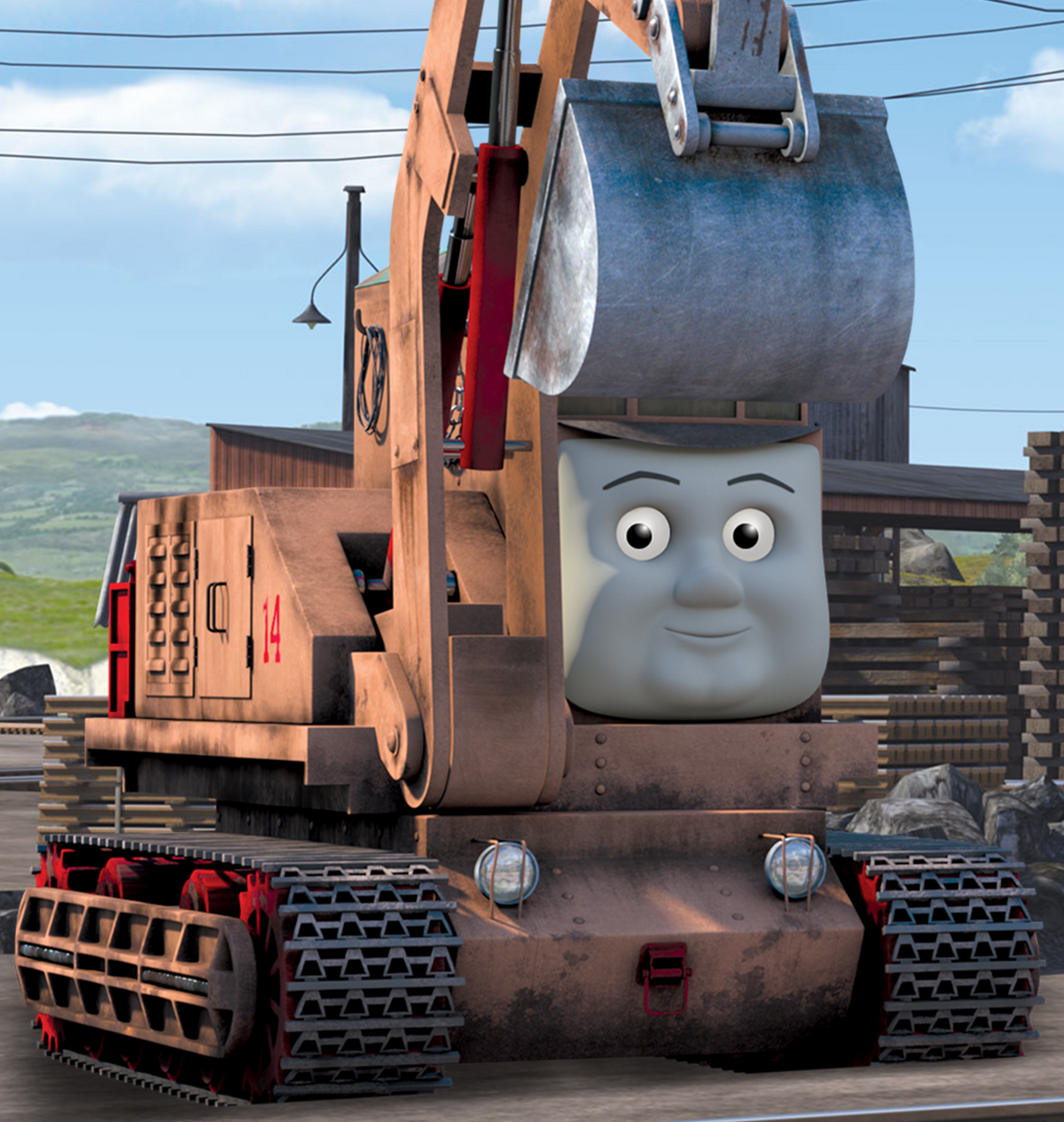 Oliver The Excavator Thomas And Twilight Sparkles Adventure Wiki