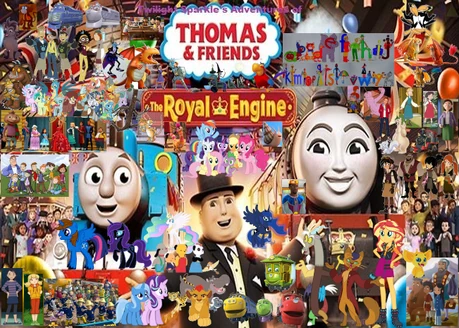 Twilight Sparkle's Adventures of Thomas and the Royal Engine | Thomas and Twilight Sparkle's ...