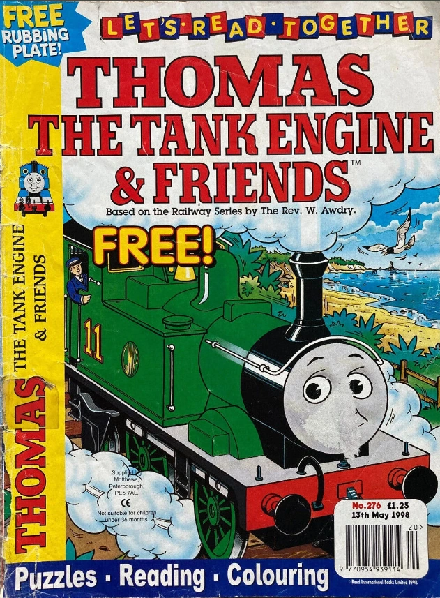 Thomas The Tank Engine & Friends No. 276 | Thomas & Friends Magazines and Annuals Wiki | Fandom