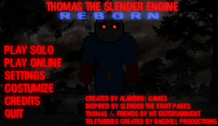 Thomas The Slender Engine 2D REBORN | Thomas The Slender Engine ...