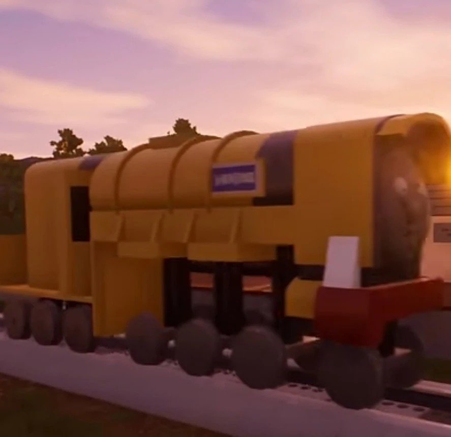 Unammed orange steam locomotive | Thomas The TANK And Friends Brick ...