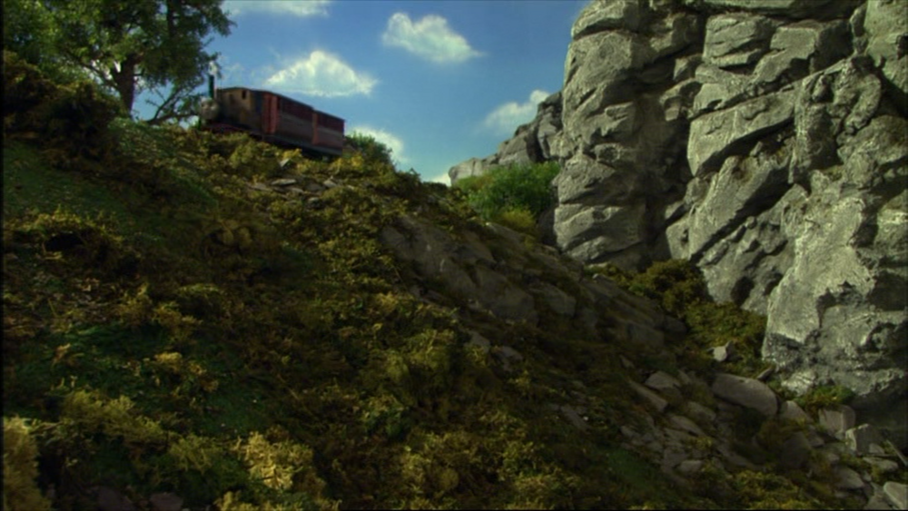 Rocky Hill Beside Narrow Gauge Runby Thomas The Tank Engine Series