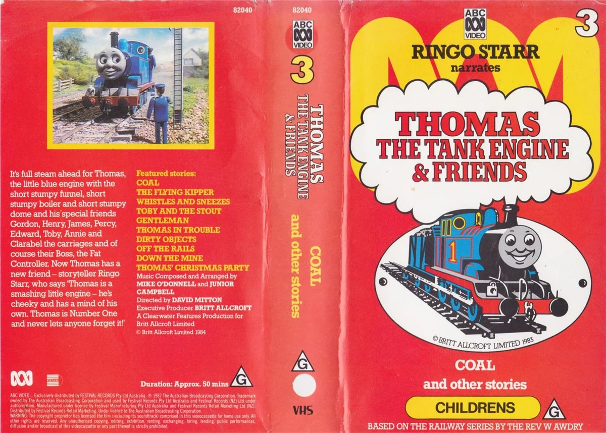 Coal and Other Stories (Australia Release) | Thomas the Tank Engine VHS ...