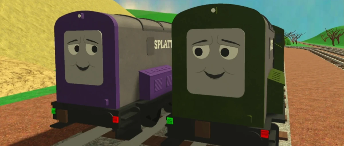 Splatter and Dodge (Blue Train with Friends) | ThomasHDRobloxRemakes ...
