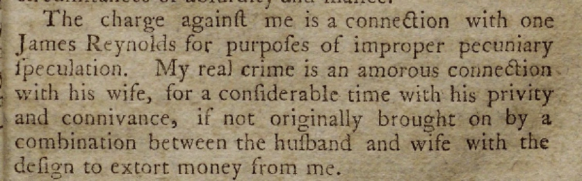The Reynolds Pamphlet | ThomasJefferson Wiki | Fandom
