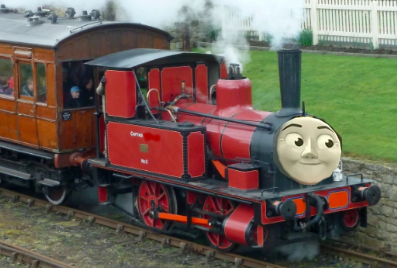 Captain the red engine | Thomas Made up Characters and Episodes Wiki ...