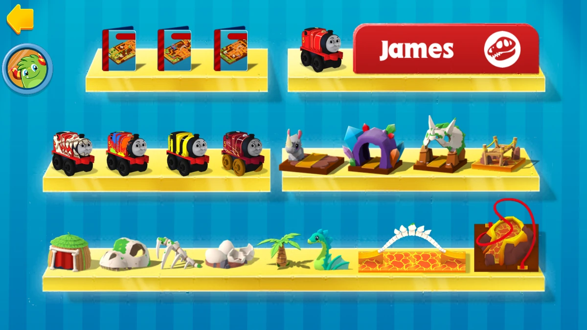 Thomas and Friends MINIS (app)/James' Jurassic Cove | Thomas and Friends MINIS Wiki | Fandom
