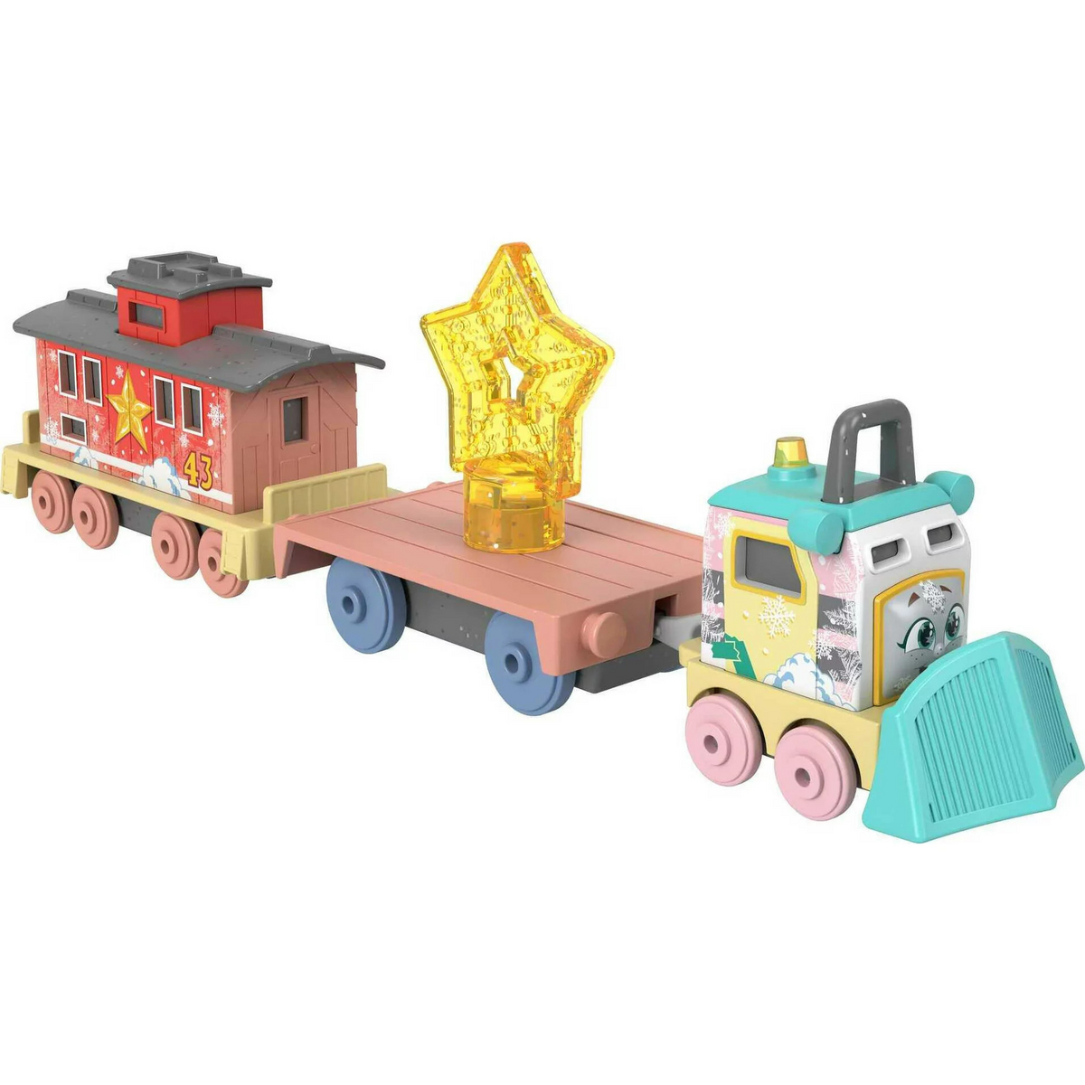 Shivery Delivery Sandy the Rail Speeder and Brake Car Bruno | Thomas ...