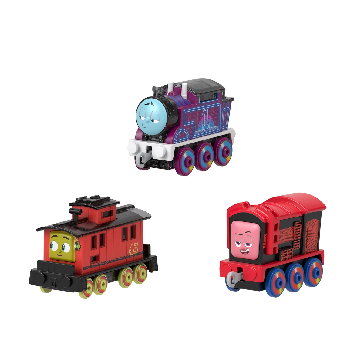 Color Changers Neon Thomas • Diesel • Brake Car Bruno | Thomas Metal ...