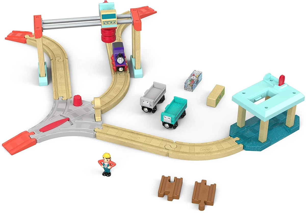 Lift and Load Cargo Set | Thomas Wooden Railway Wiki | Fandom