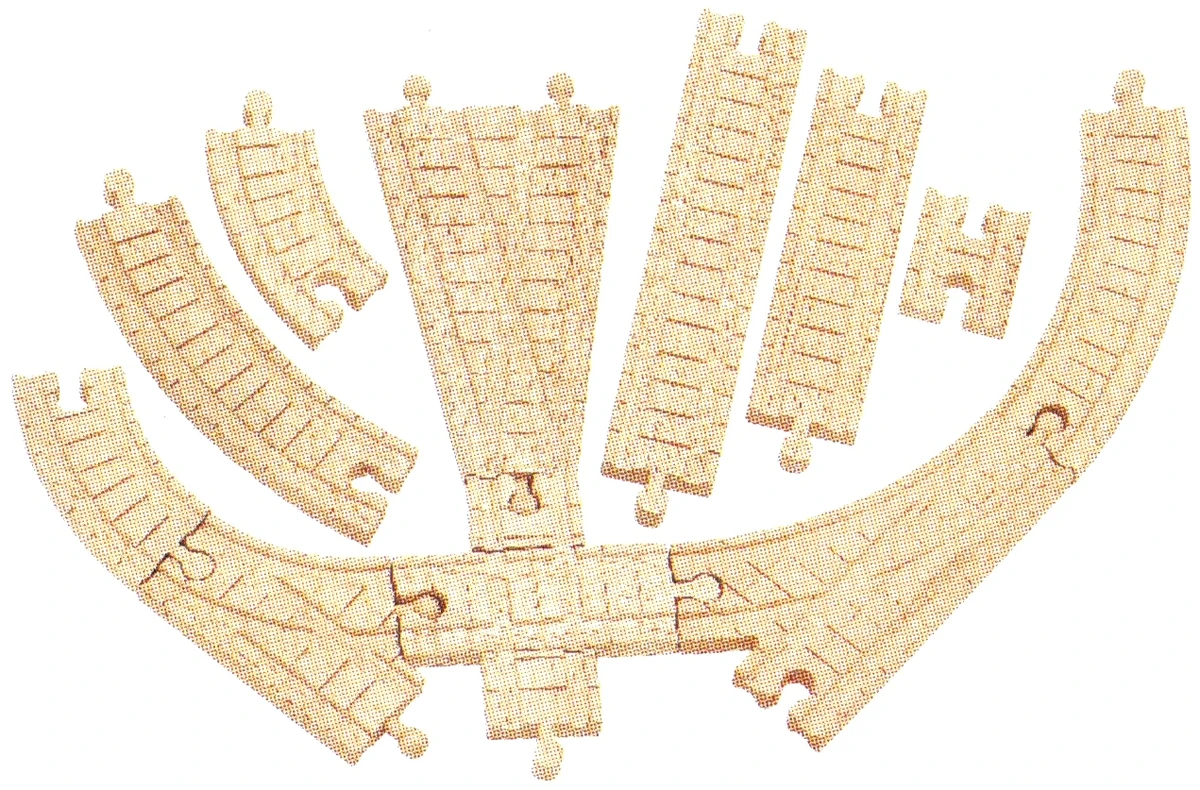 Cross and Switch Expansion Pack (1997) | Thomas Wooden Railway Wiki ...