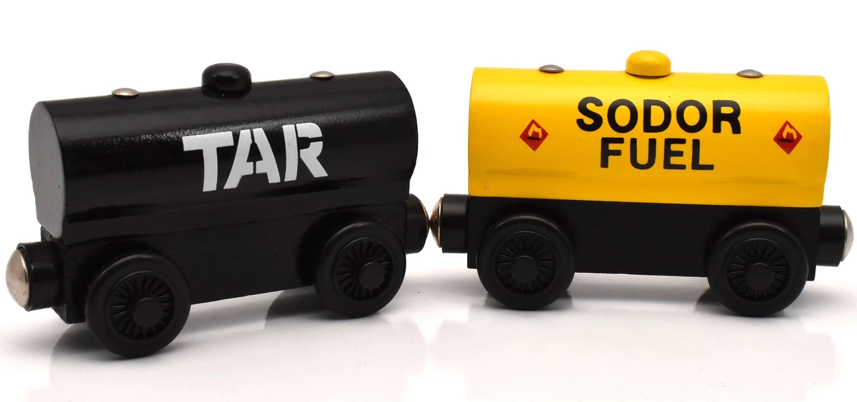 Tar Tanker and Fuel Car | Thomas Wooden Railway Wiki | Fandom