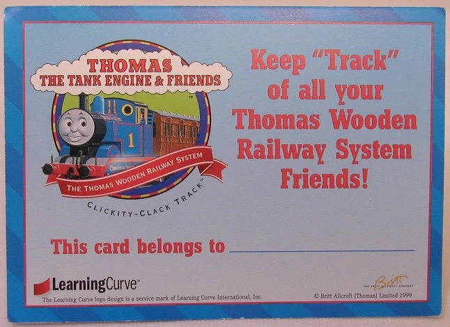 Character Cards/1999-2000 | Thomas Wooden Railway Wiki | Fandom
