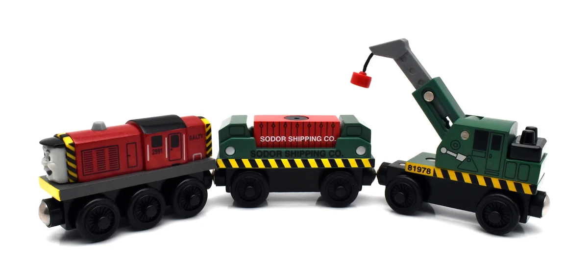 Salty and the Shipping Cars | Thomas Wooden Railway Wiki | Fandom