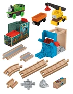 Reg and Percy at the Scrap Yard | Thomas Wooden Railway Wiki | Fandom