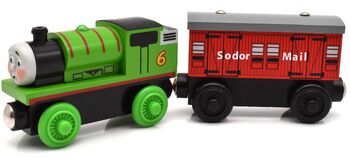 Hard At Work Percy and Mail Car | Thomas Wooden Railway Wiki | Fandom