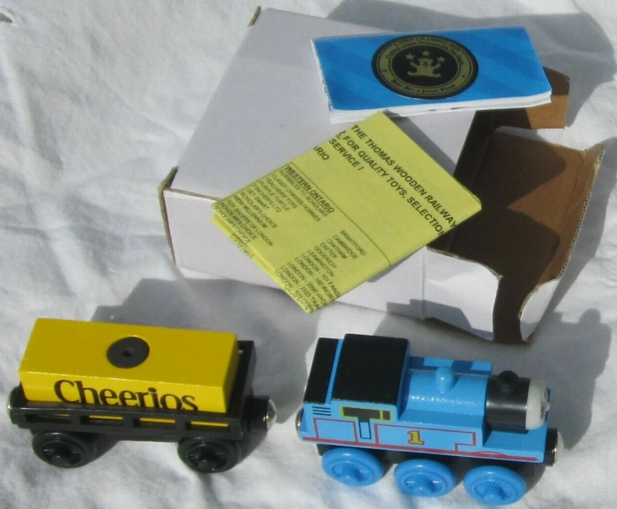 Thomas with Cheerios Cargo Car | Thomas Wooden Railway Wiki | Fandom
