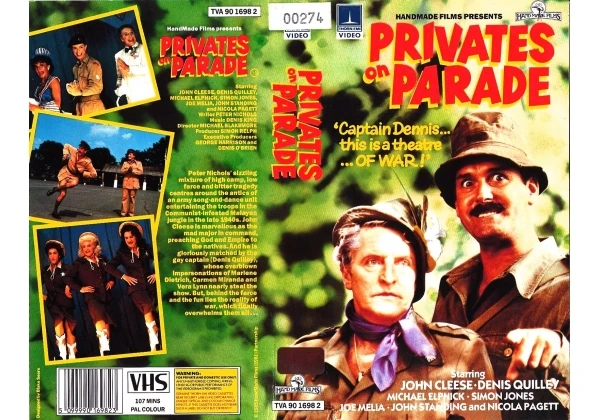 Privates on Parade | Thorn EMI Video (UK) Wiki | Fandom