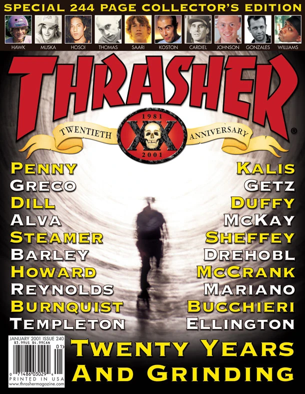 Thrasher Magazine (January 2001) | Thrasher Magazine Wiki | Fandom