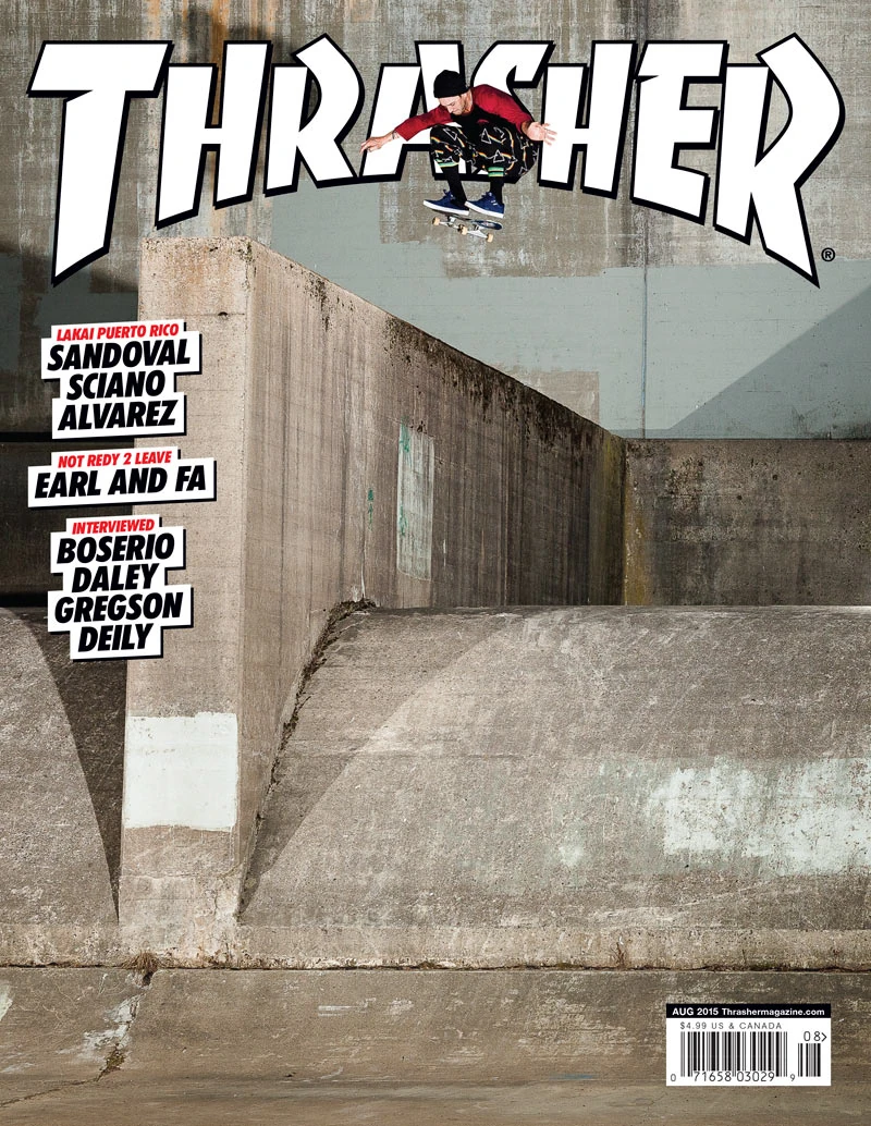 Thrasher Magazine (August 2015) | Thrasher Magazine Wiki | Fandom