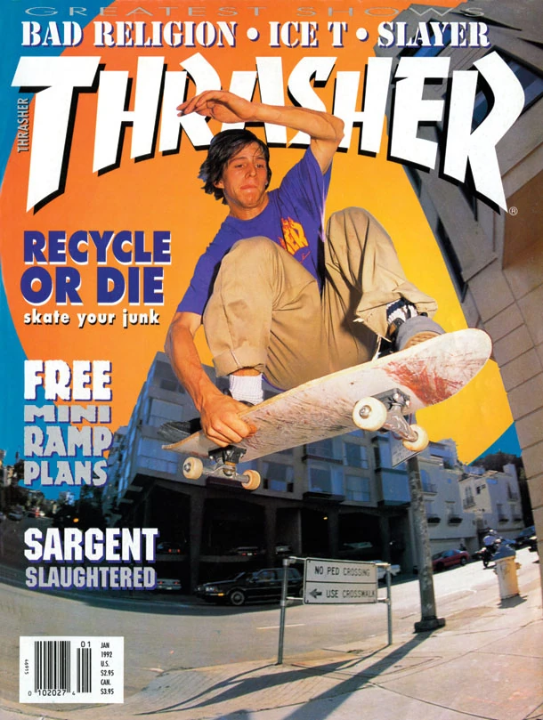 Thrasher Magazine (January 1992) | Thrasher Magazine Wiki | Fandom