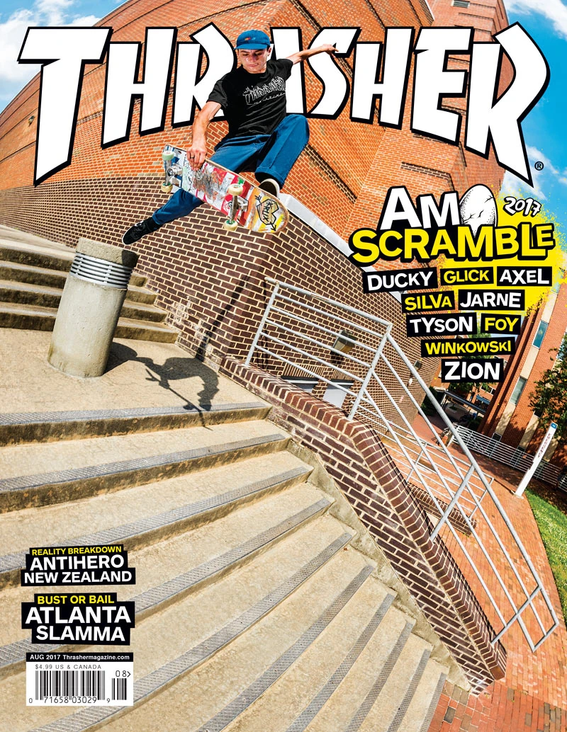 Thrasher Magazine (August 2017) | Thrasher Magazine Wiki | Fandom