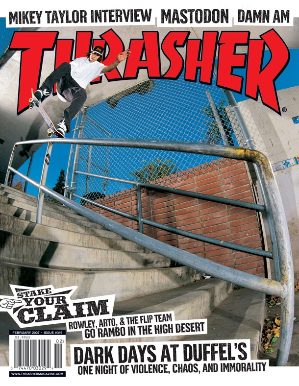 Thrasher Magazine (February 2007) | Thrasher Magazine Wiki | Fandom