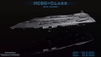MC90 Star Cruiser | Thrawn's Revenge Wiki | Fandom