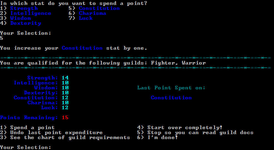 Character creation - Official Threshold RPG Wiki