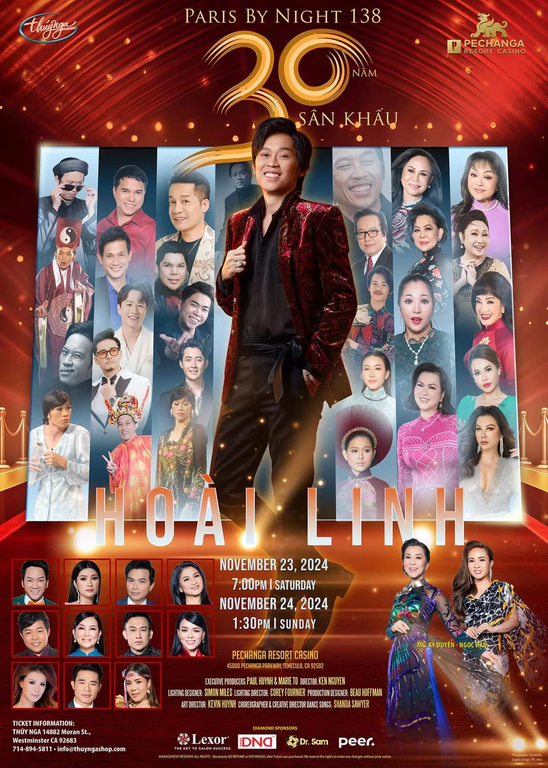 Paris By Night 138 - Hoài Linh - 30 Năm Sân Khấu | Thúy Nga - Paris By Night Encyclopedia | Fandom