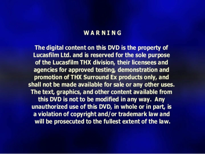 Lucasfilm THX Surround EX Demonstration Disc | THX Wiki | Fandom