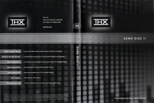 THX Demo Disc II | THX Wiki | Fandom