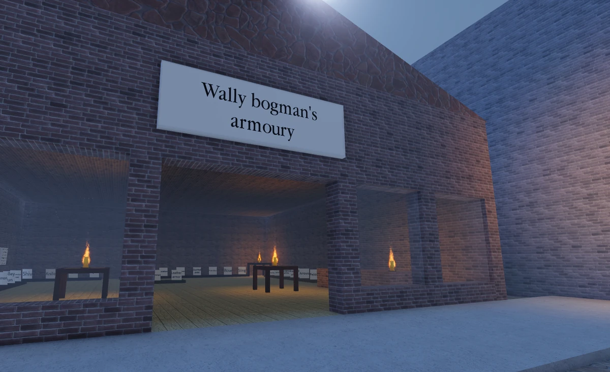 Wally Bogman’s Armory | Thy hood roblox Wiki | Fandom