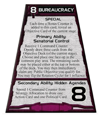 Strategy Card, Bureaucracy | TI3 SA Variant Wikia | Fandom