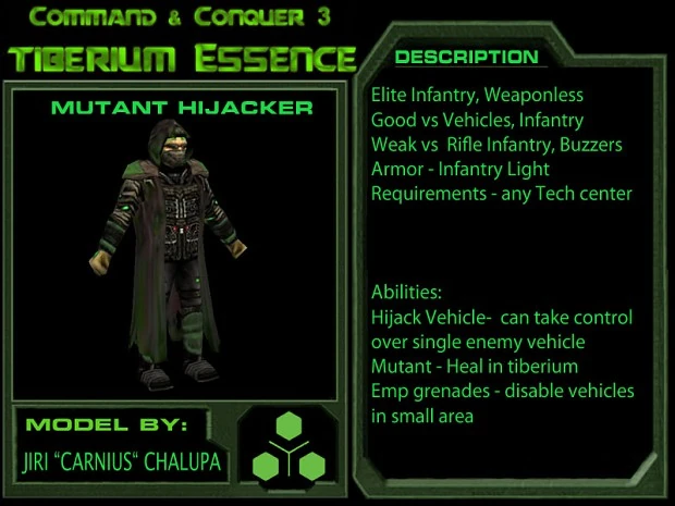 Hijacker | Tiberium Essence Wiki | Fandom