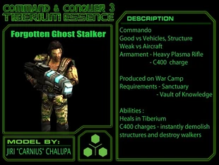 Ghost Stalker | Tiberium Essence Wiki | Fandom