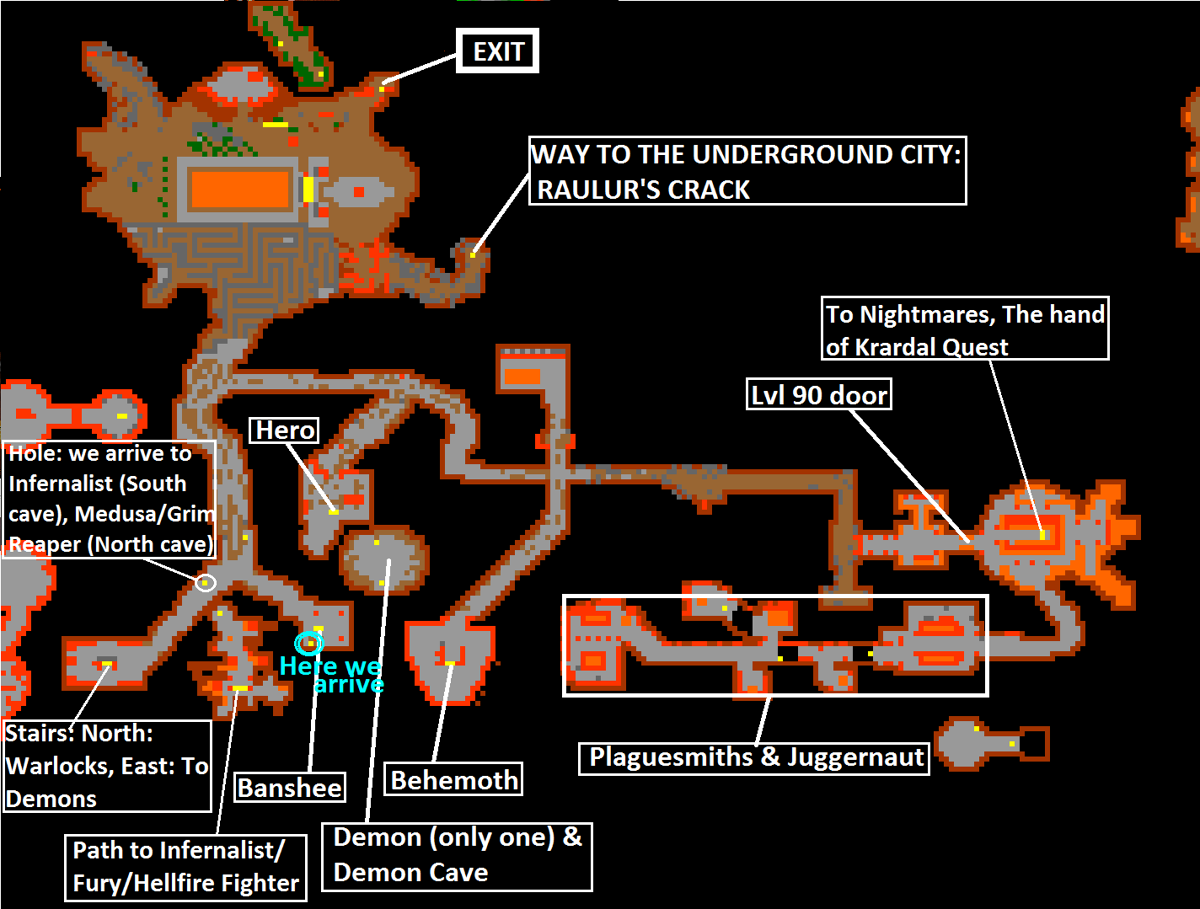 Huldur Caves (Banshee, Warlock, Demon, Plaguesmith, Juggernaut ...