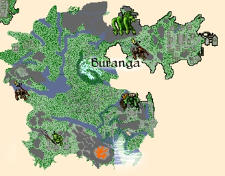 Buranga Jungle (Lizard, Hydra, Apes) | Wikia Tibia Adventure ENGLISH ...
