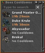 Boss Cooldowns | TibiaWiki | Fandom