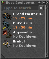 Boss Cooldowns | TibiaWiki | Fandom