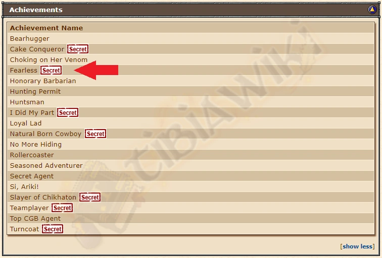 Fearless | TibiaWiki | Fandom
