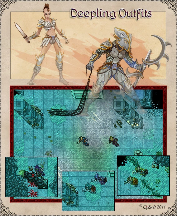 Deepling Outfits | TibiaWiki | Fandom