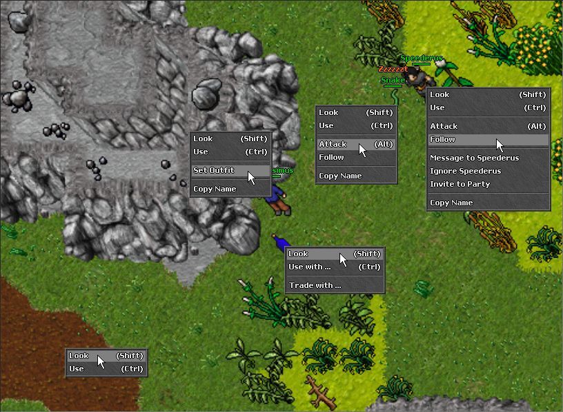Tibia Game Map
