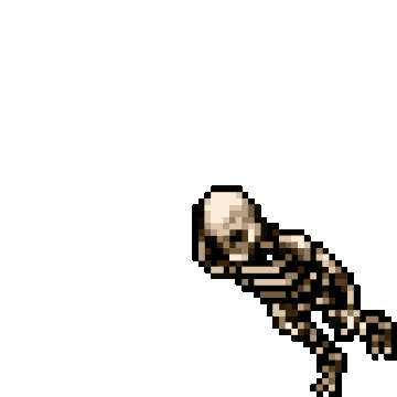 Deal With It Skeleton Gif