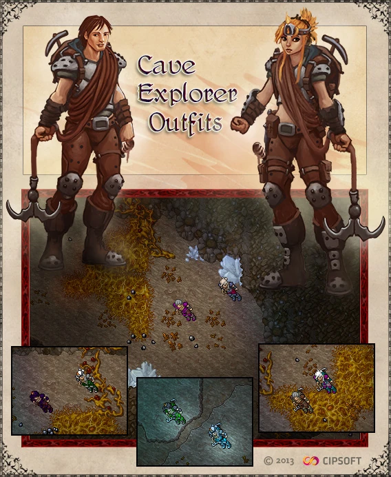 Cave Explorer Outfits | TibiaWiki | Fandom