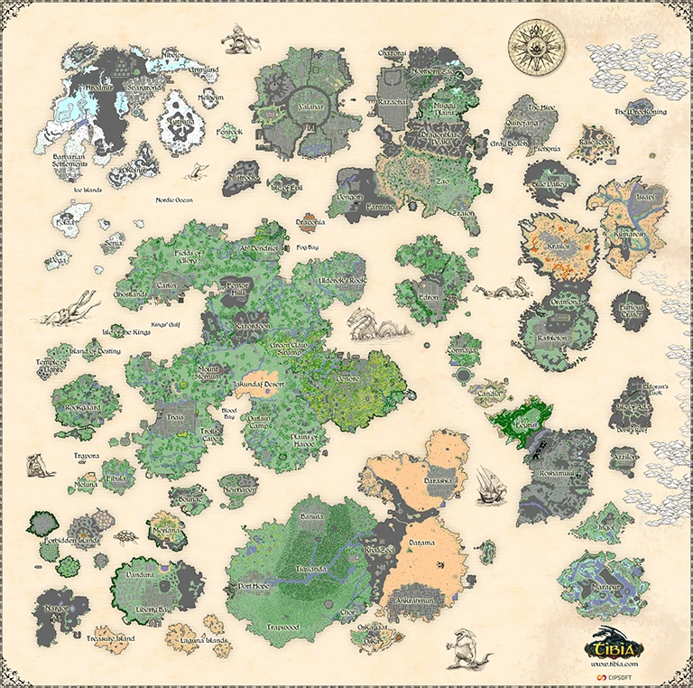 Tibia (Continent) | TibiaWiki | Fandom